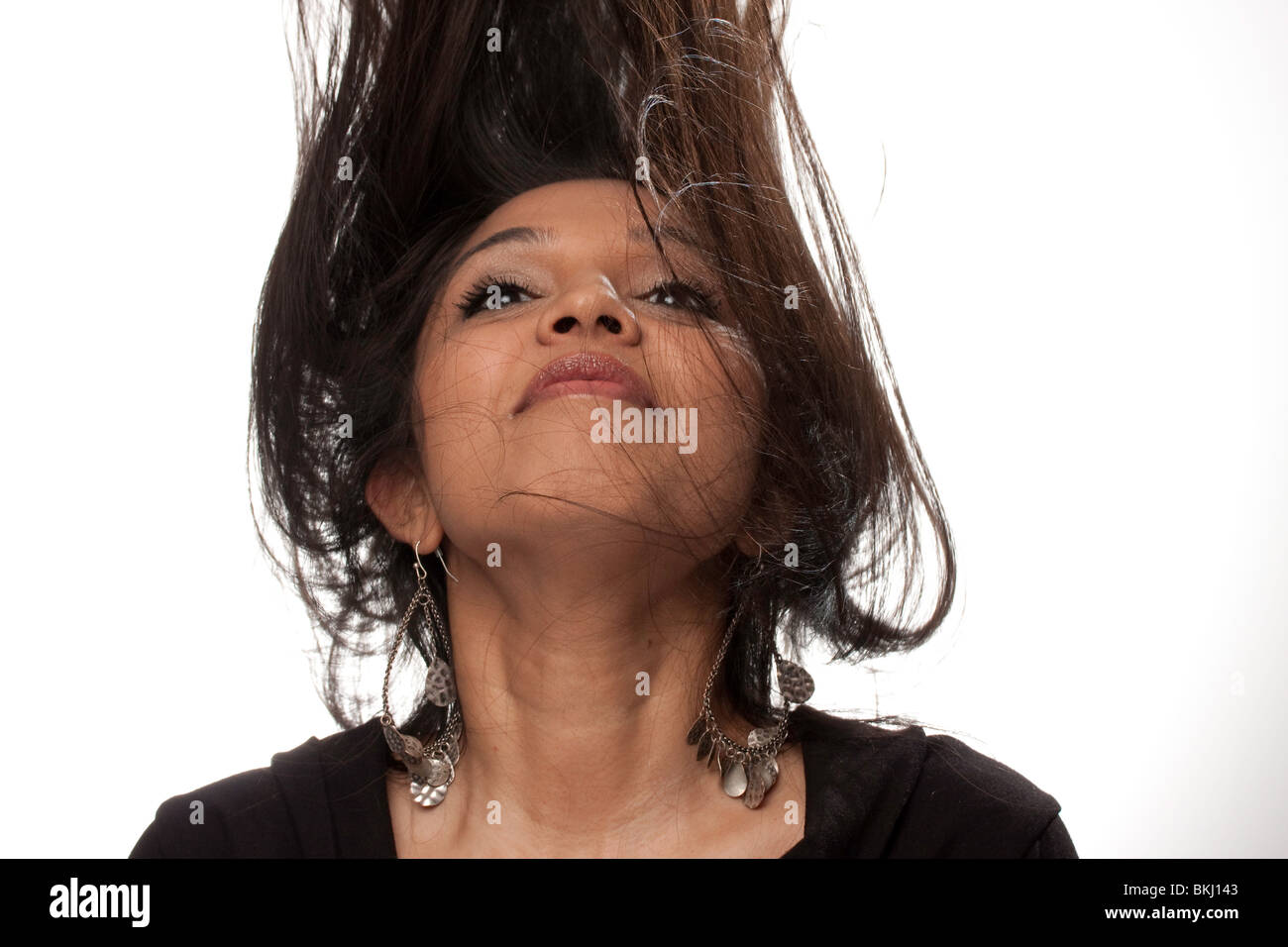 Flinging hair hi-res stock photography and images - Alamy