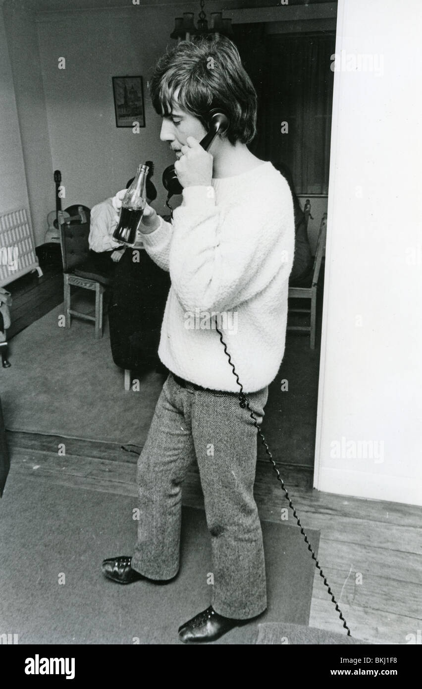 HOLLIES- UK band member Graham Nash at his London home in November 1966 ...