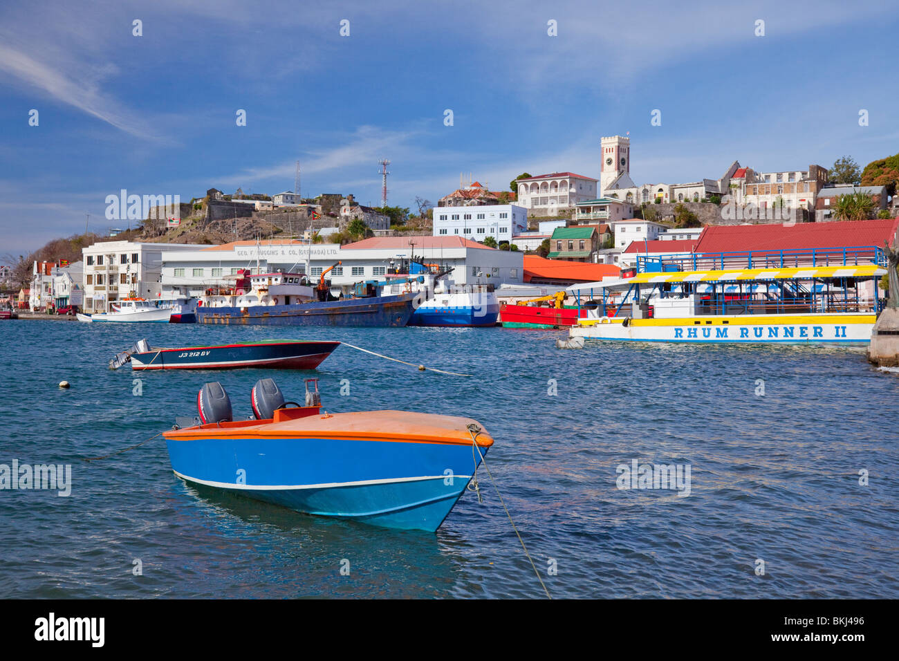 Fishing boats st georges grenada hi-res stock photography and images ...