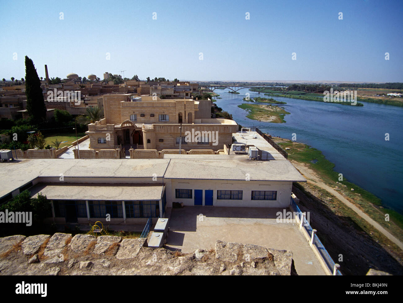 Mosul Iraq View From Bash Tapia Castle Stock Photo - Alamy