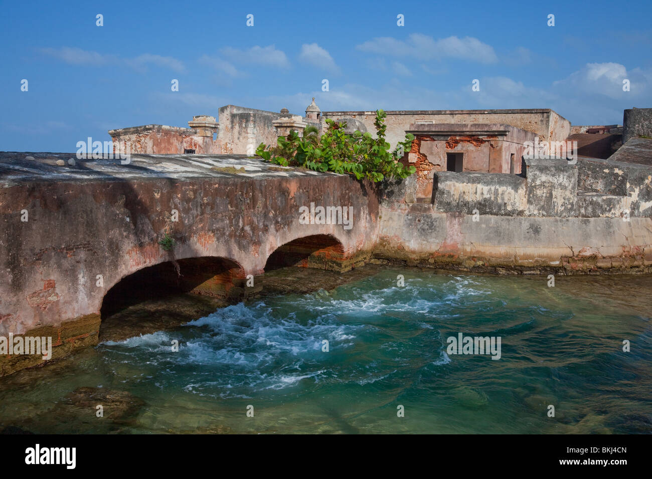 Fort Geronimo bridge in San Juan, Puerto Rico, West Indies Stock Photo ...