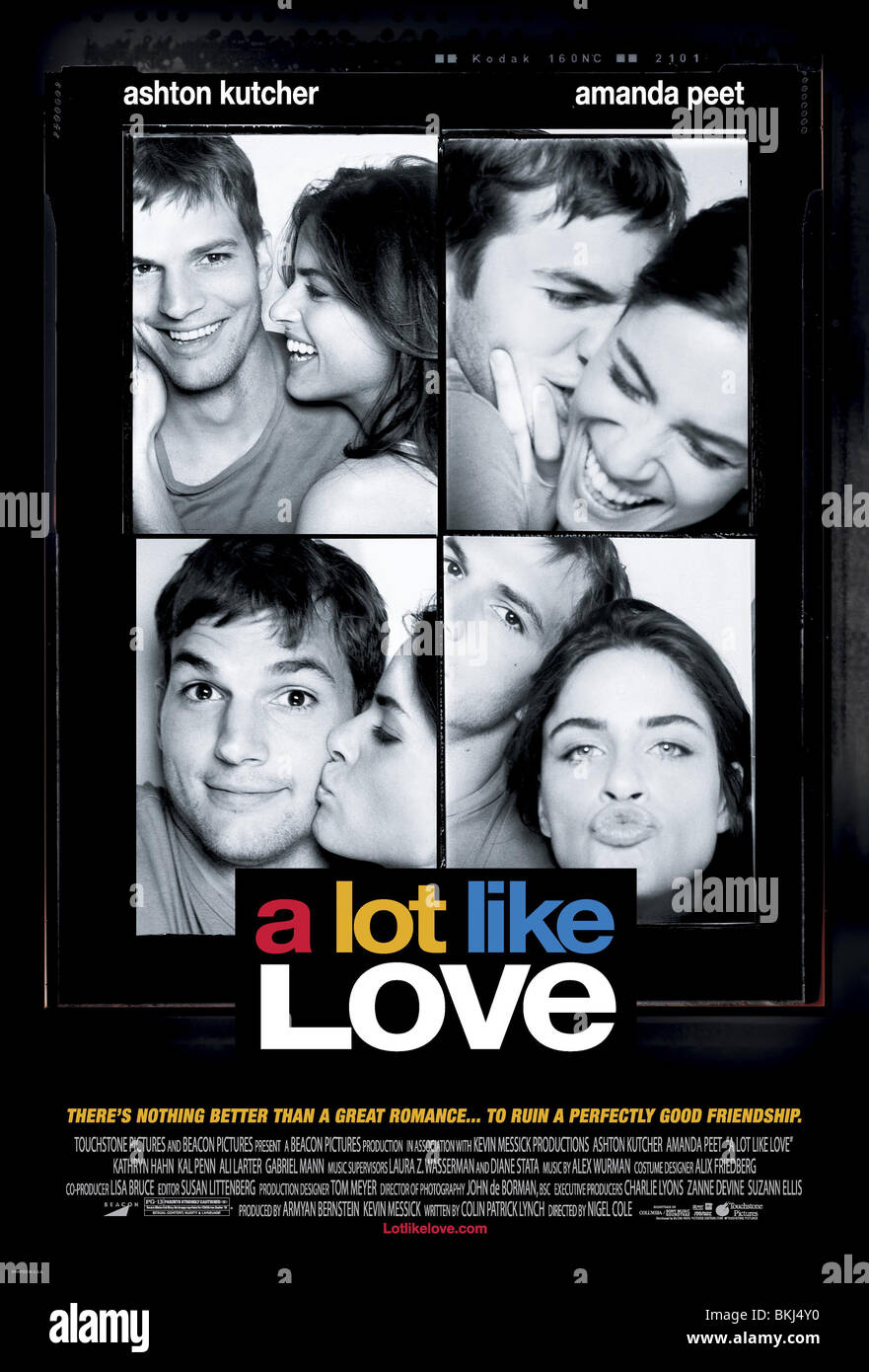 A LOT LIKE LOVE -2005 POSTER Stock Photo - Alamy