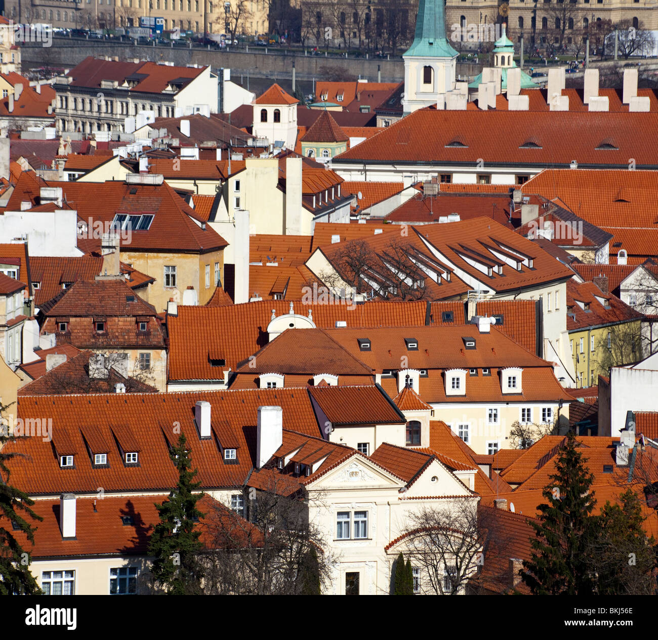 Rooftops mala strana hi-res stock photography and images - Alamy