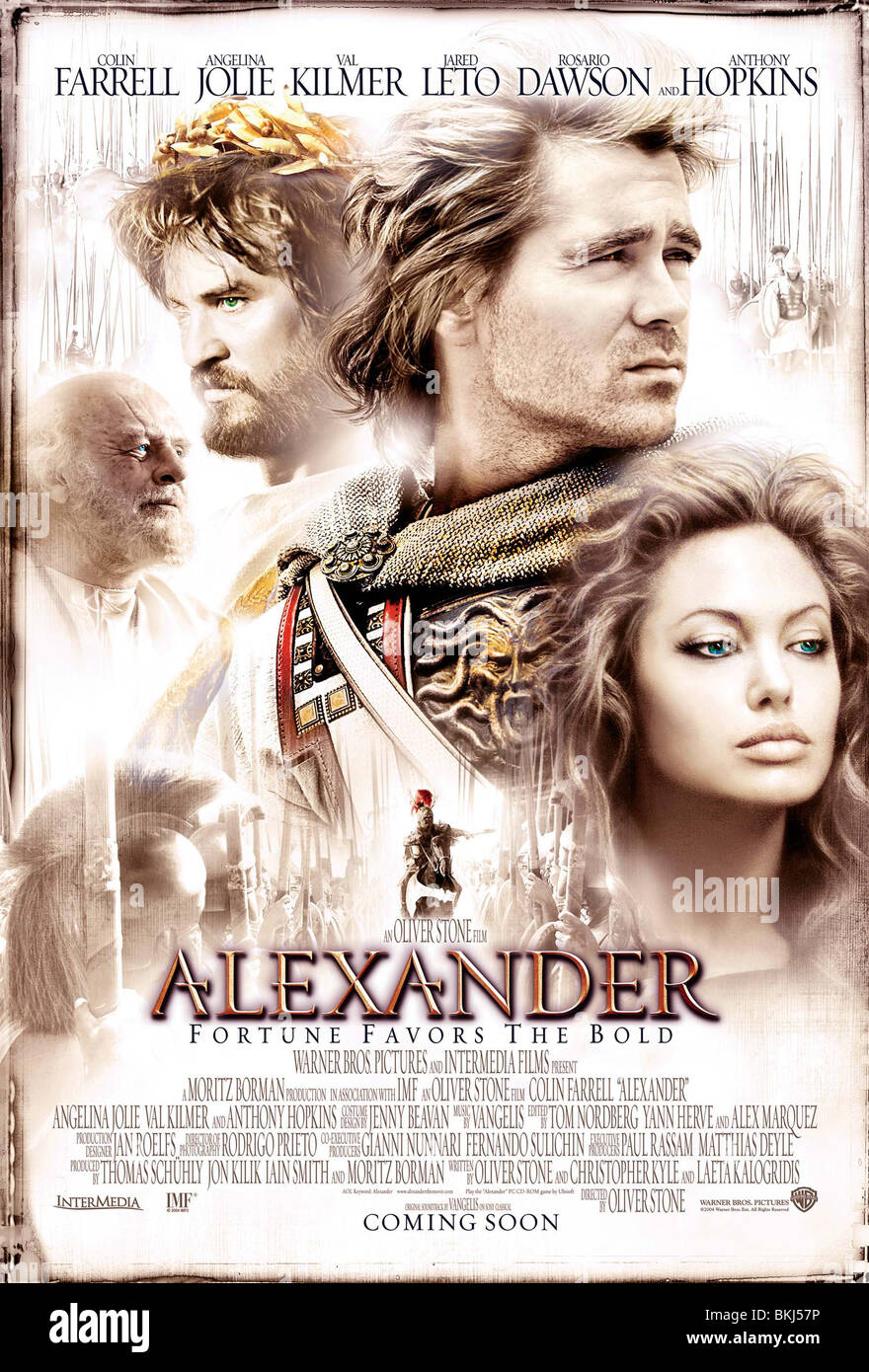 ALEXANDER -2004 POSTER AGRE Stock Photo - Alamy