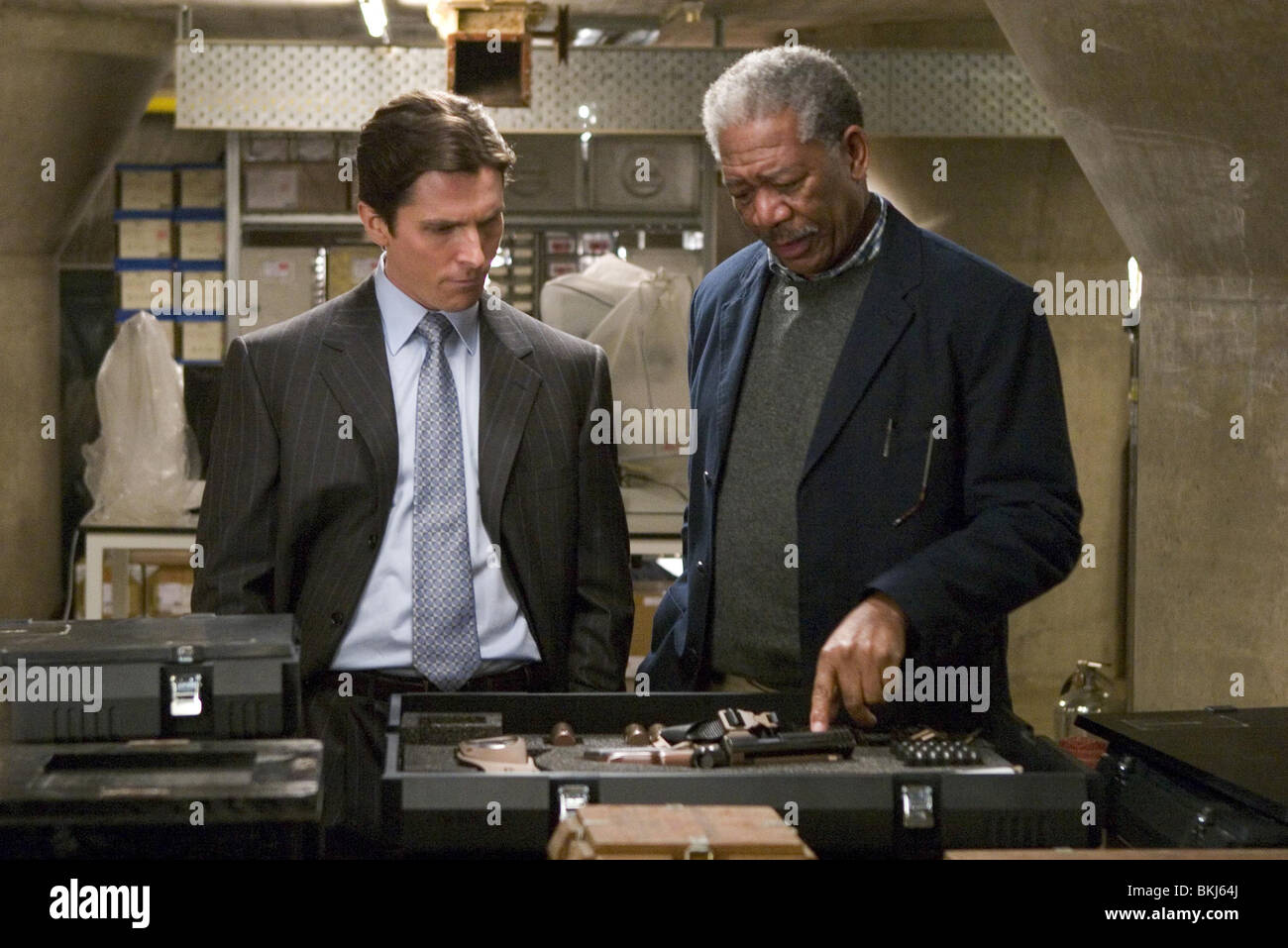 BATMAN BEGINS (2005) CHRISTIAN BALE, MORGAN FREEMAN BBEG 001-015 Stock ...