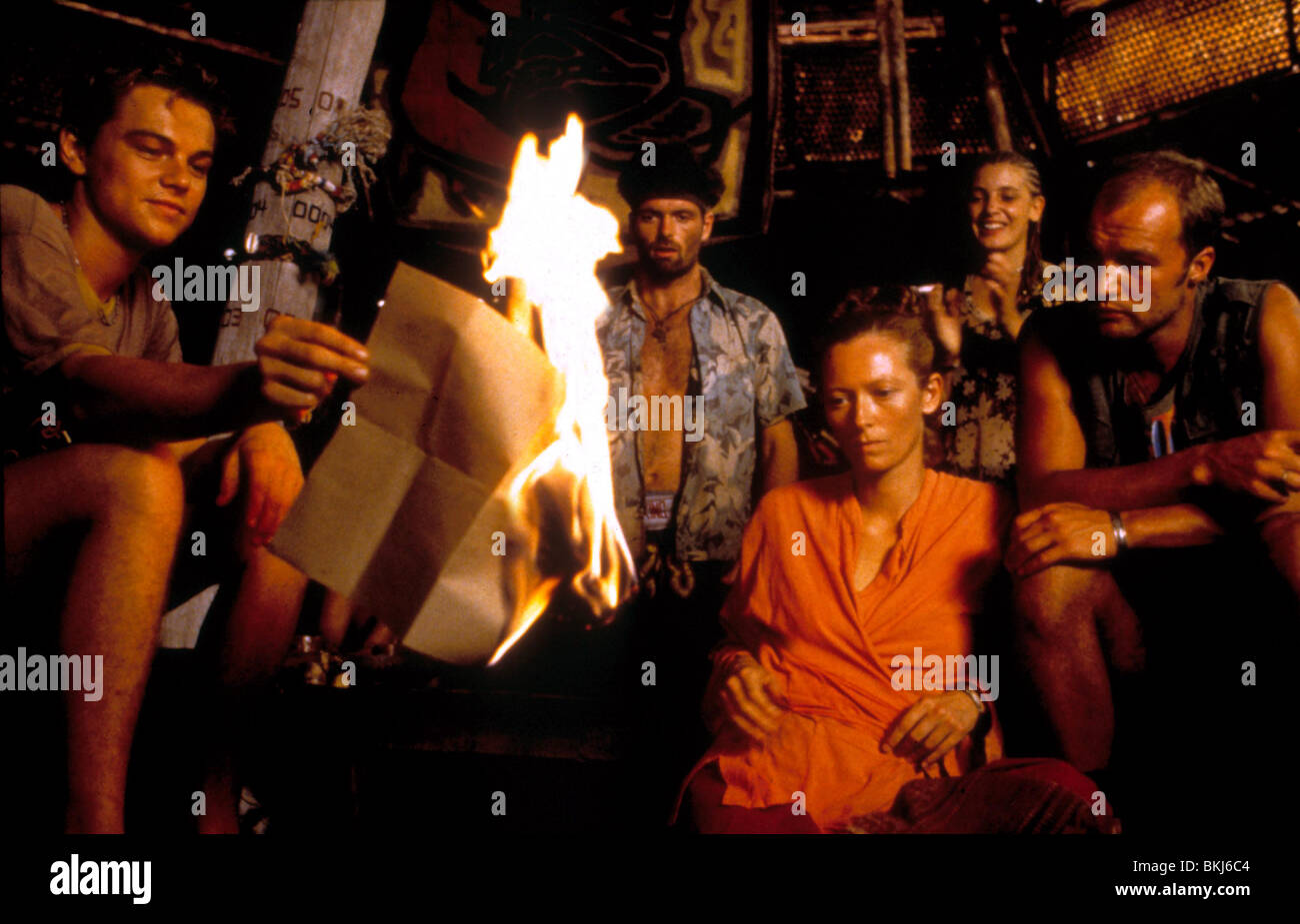 THE BEACH (2000) LEONARDO DICAPRIO, TILDA SWINTON BECH 081 Stock Photo ...