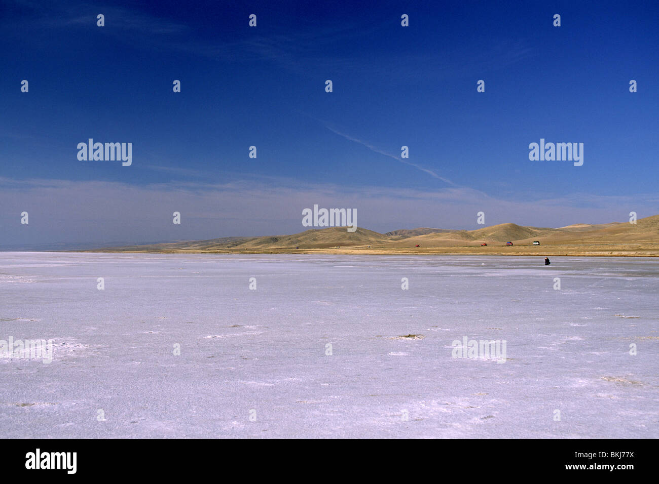 Tuz salt lake, Turkey Stock Photo - Alamy