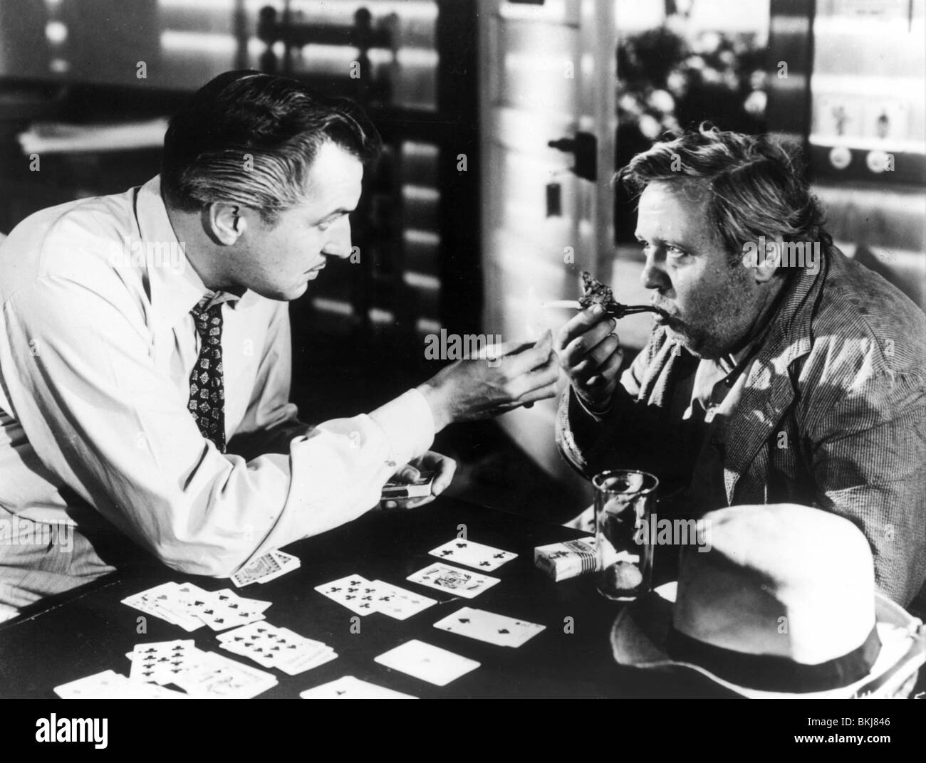 THE BRIBE (1949) ROBERT TAYLOR, CHARLES LAUGHTON TBRB 006P Stock Photo ...