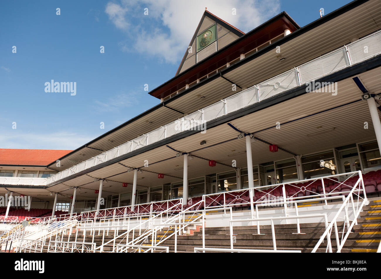 main viewing stand Chester Racecourse Cheshire UK Stock Photo - Alamy