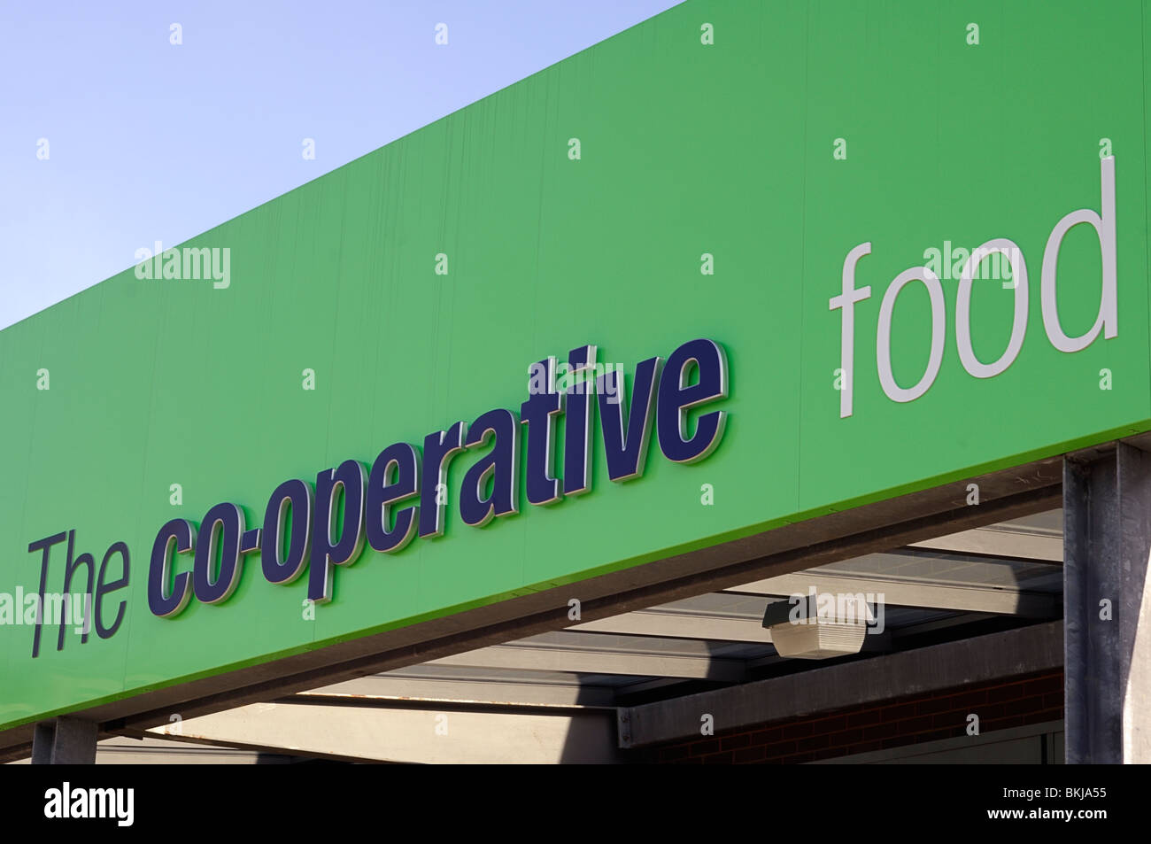 Co op co operative supermarket signage hi-res stock photography and ...