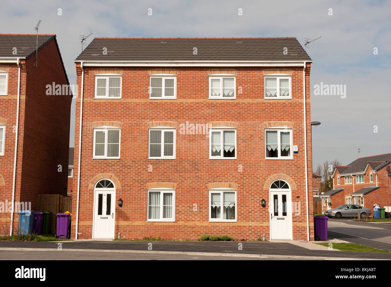 Modern newly built home Stock Photo - Alamy