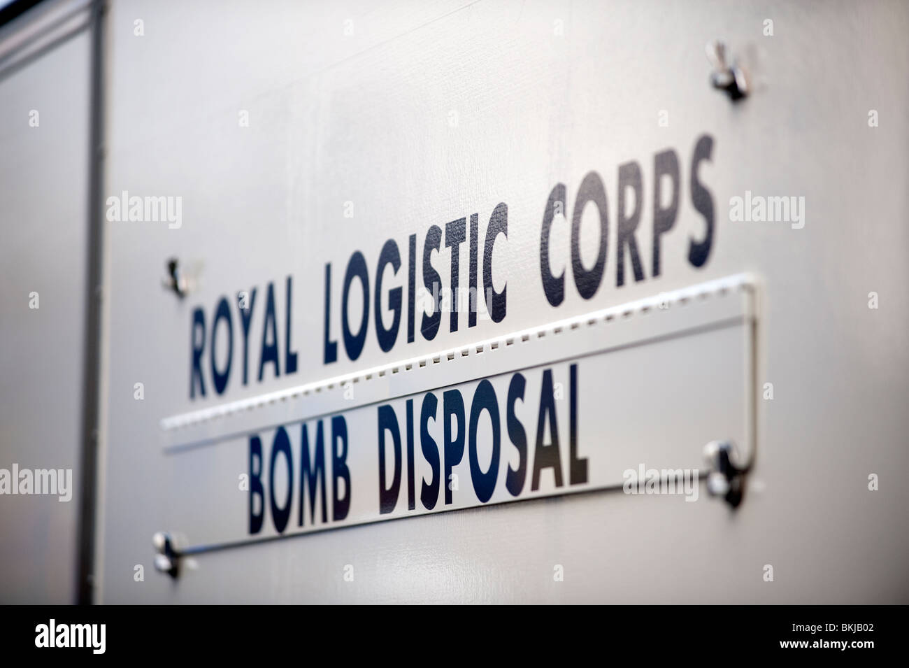 Royal Logistics Corps Bomb Disposal Vehicle RLC UK Stock Photo - Alamy