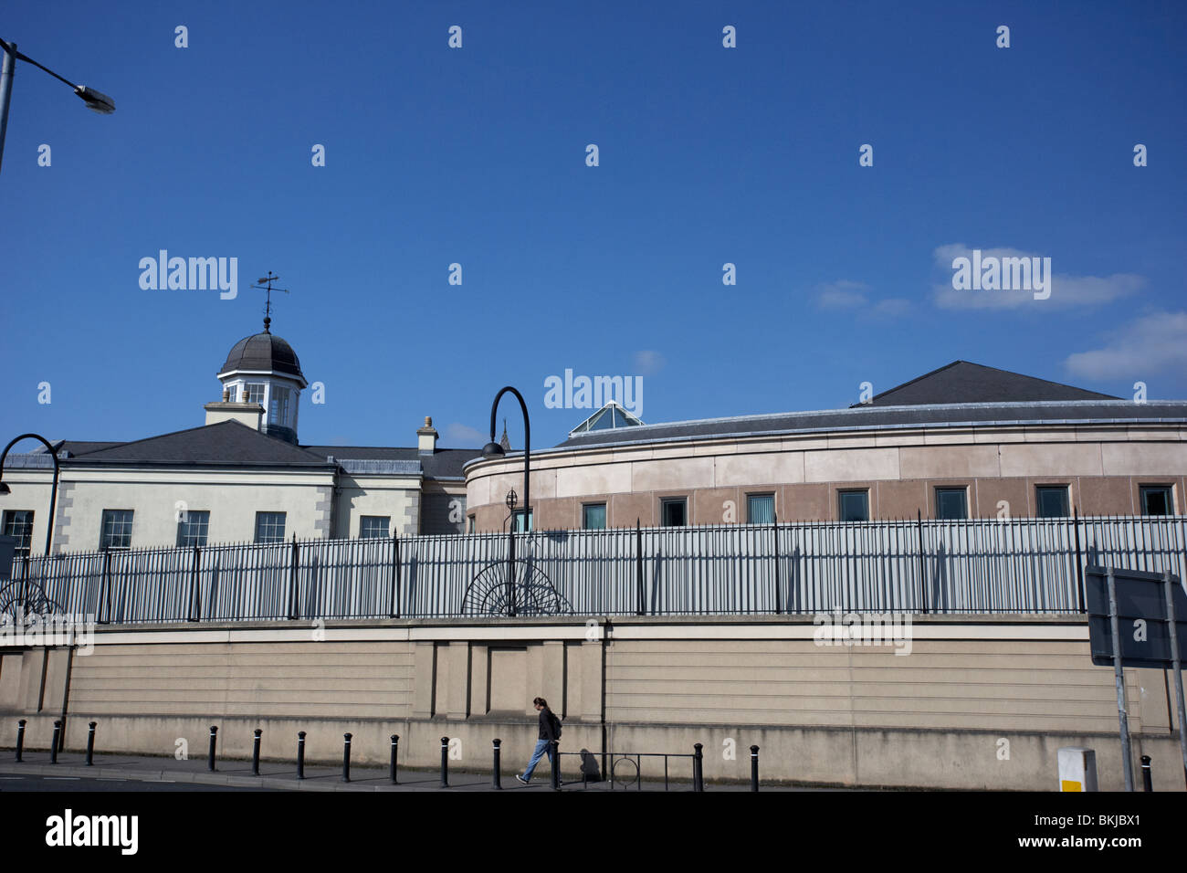 Old and modern Trevor Hill Newry Courthouse Newry county down northern ...