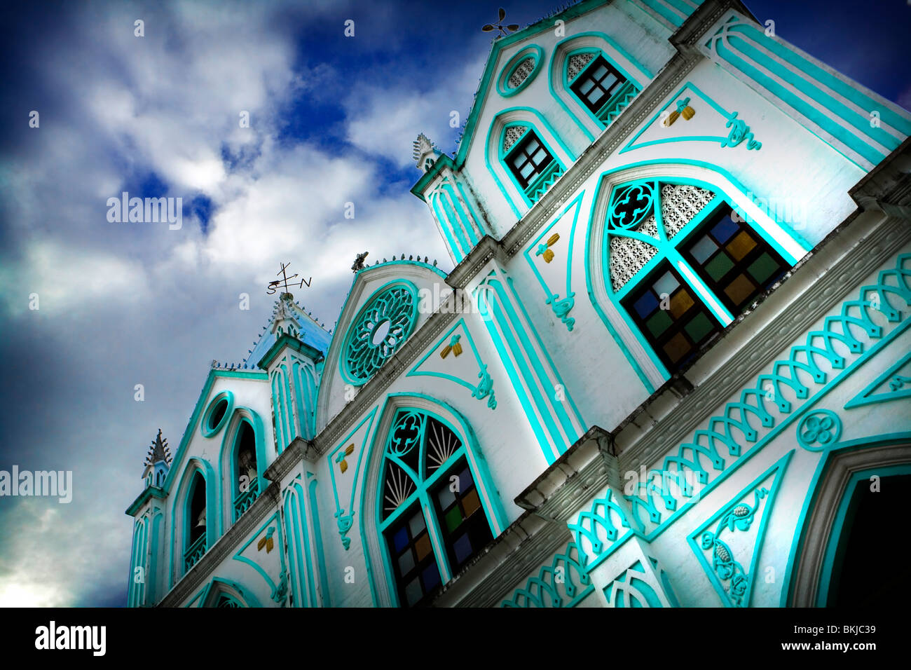 a Catholic Church in the Philippines Stock Photo - Alamy