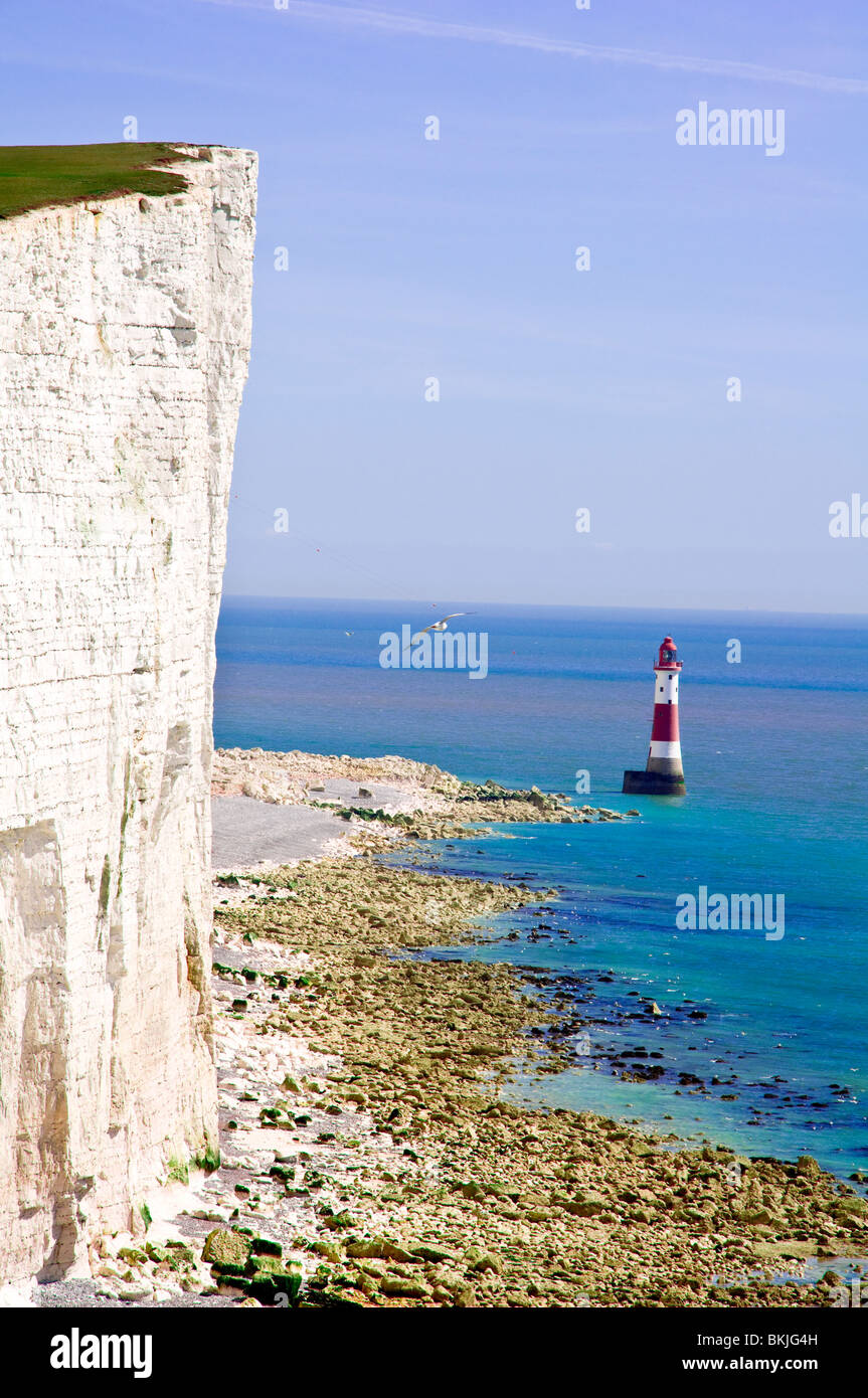 The chalk lighthouse hi-res stock photography and images - Alamy