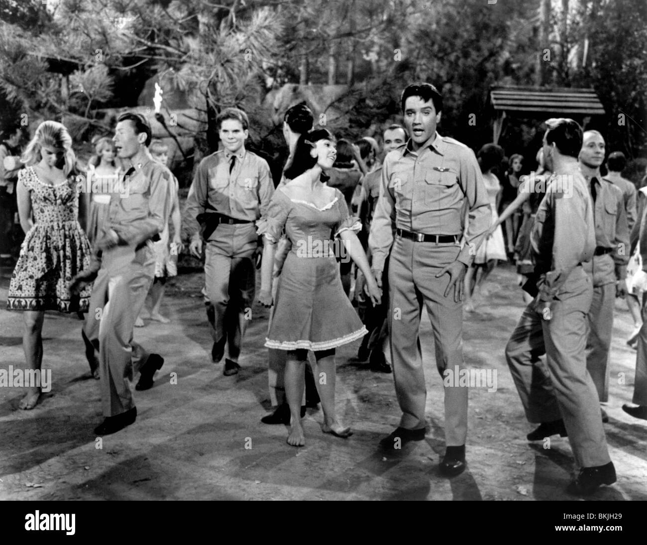 Elvis presley kissin cousins Black and White Stock Photos & Images - Alamy