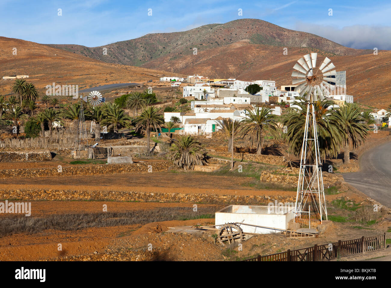 The village of Toto, east of Pajara on the Canary Island of ...