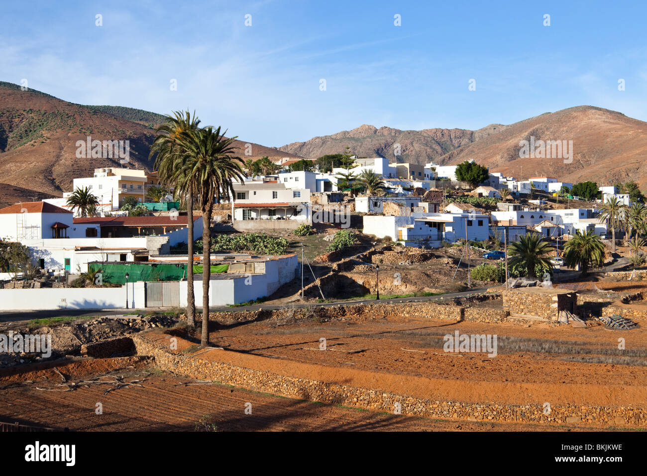 The village of Toto, east of Pajara on the Canary Island of ...