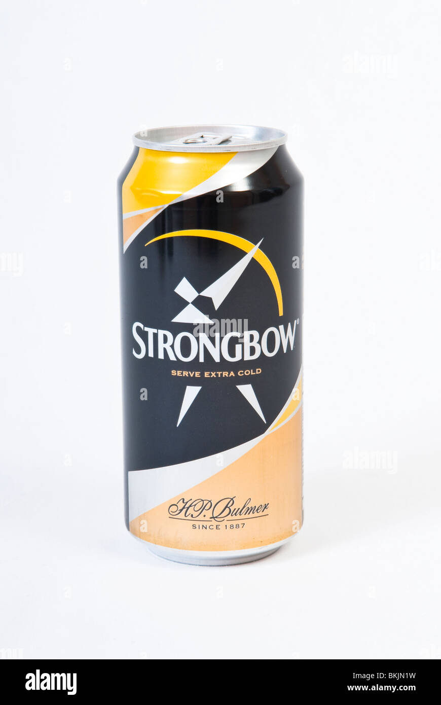 Can of Strongbow Cider Stock Photo - Alamy
