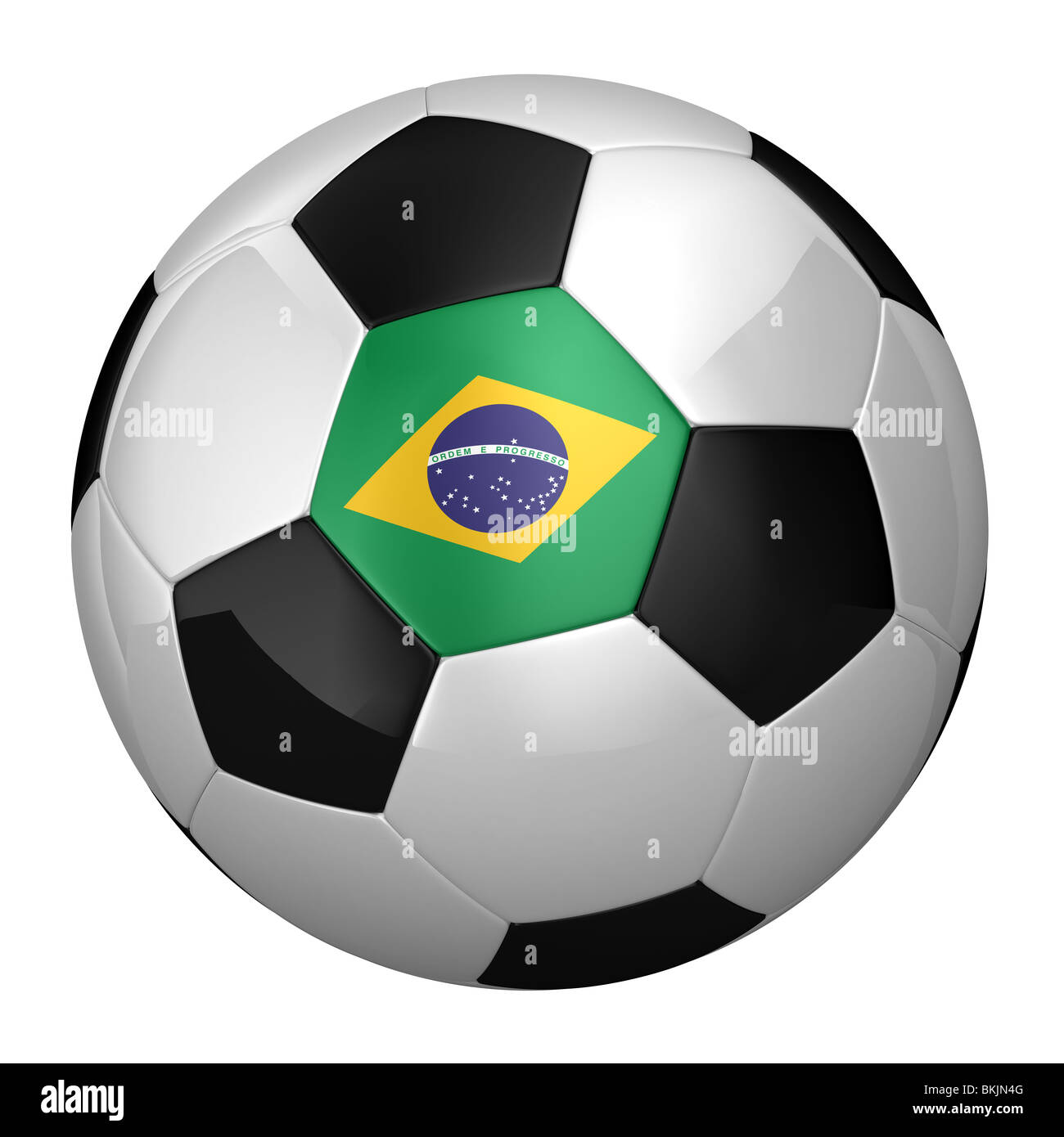 Brazilian Soccer Ball Stock Photo - Alamy