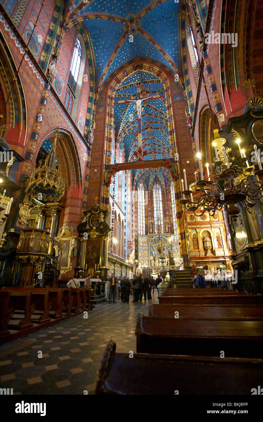 Polish church interior hi-res stock photography and images - Alamy