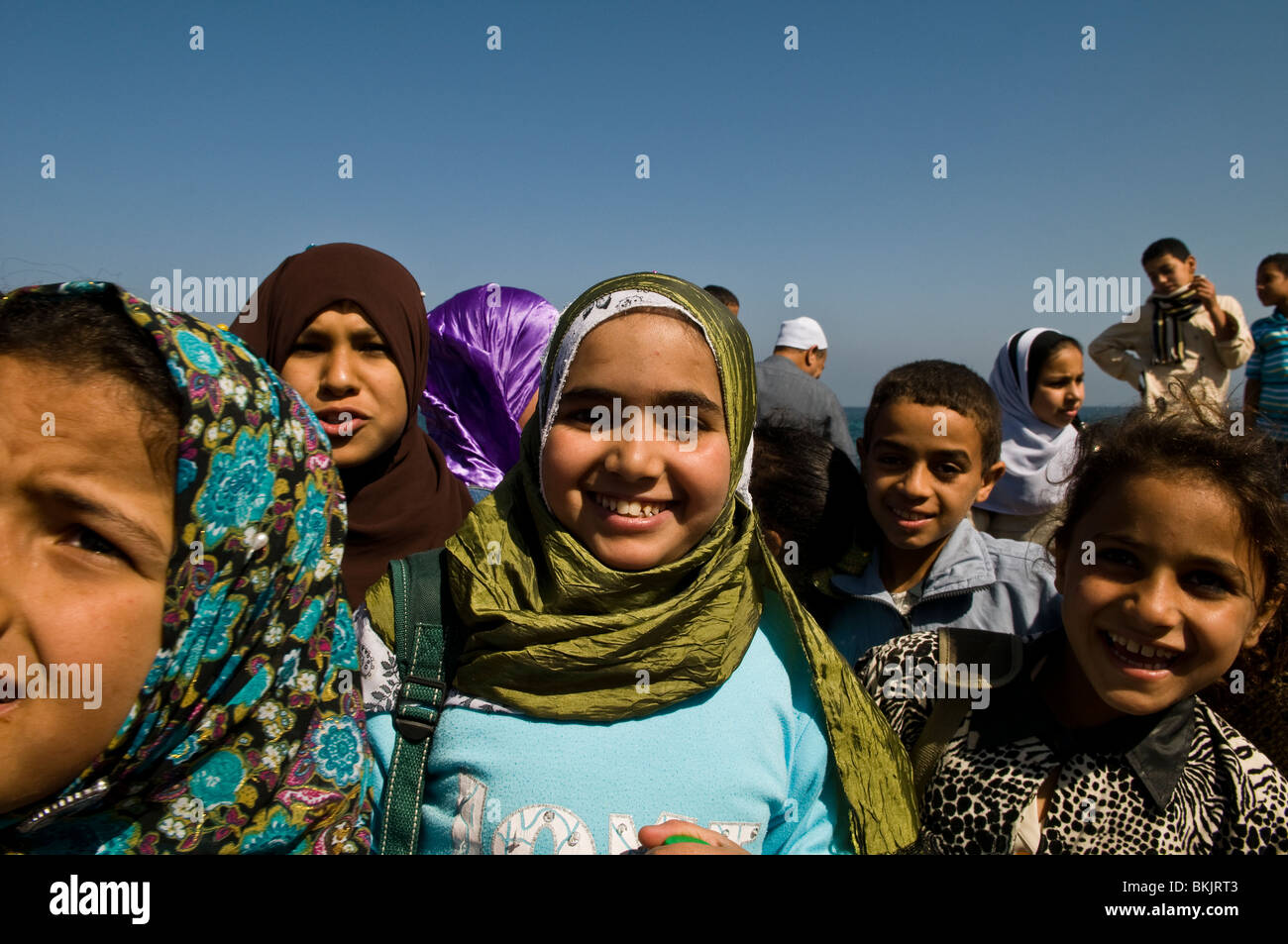 Egypt school girls hi-res stock photography and images - Alamy