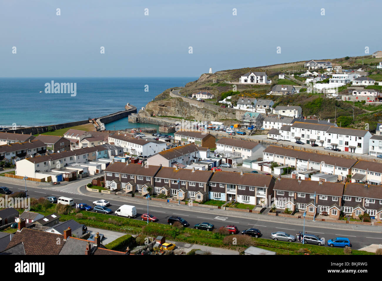 Portreath Cornwall Village Stock Photos & Portreath Cornwall Village ...