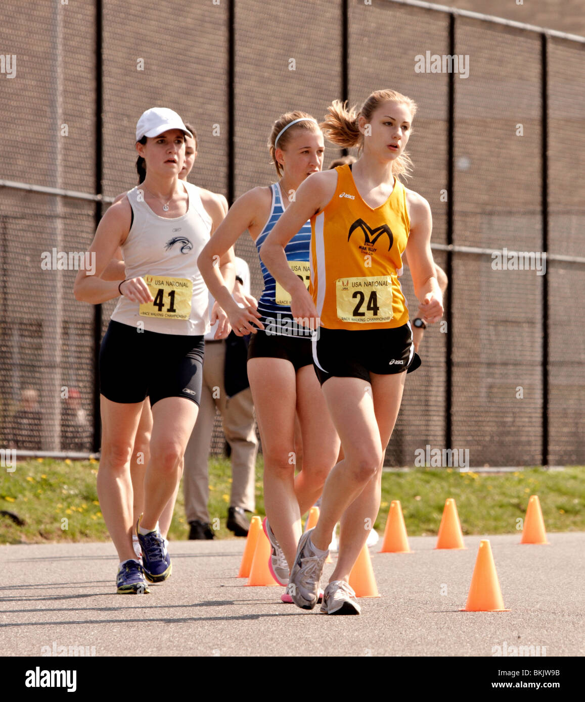 Erika Shaver, 17, and Rachel Zoyhofski, 18, competing in the Junior (U ...