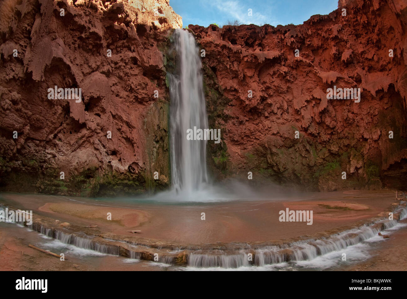 Travertine waterfall hi-res stock photography and images - Alamy