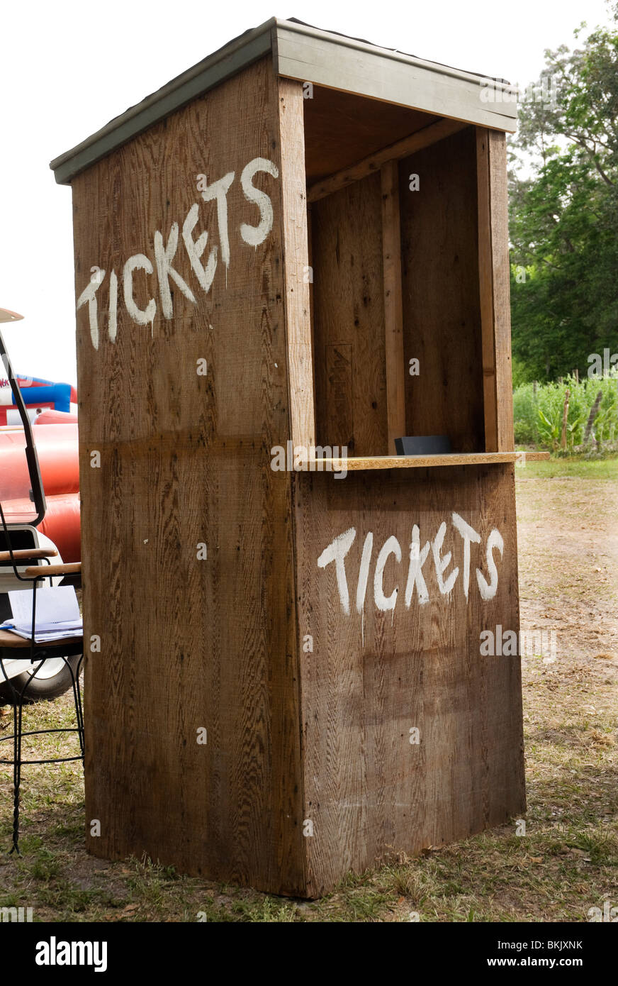 Pioneer Days High Springs Florida ticket booth for children's rides ...