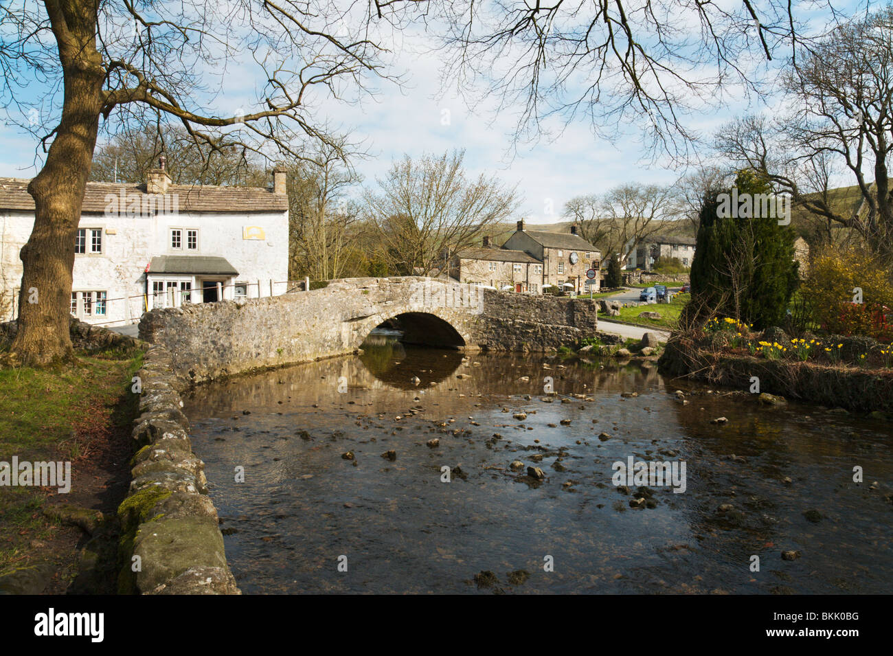 Malham bridge river beck hi-res stock photography and images - Alamy