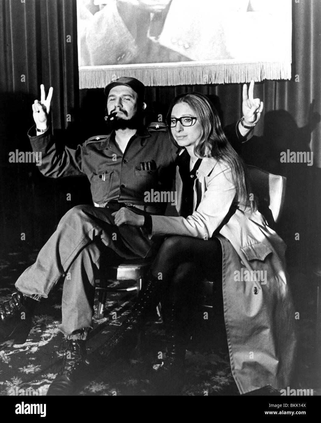 Up sandbox barbra streisand 1972 Black and White Stock Photos & Images ...