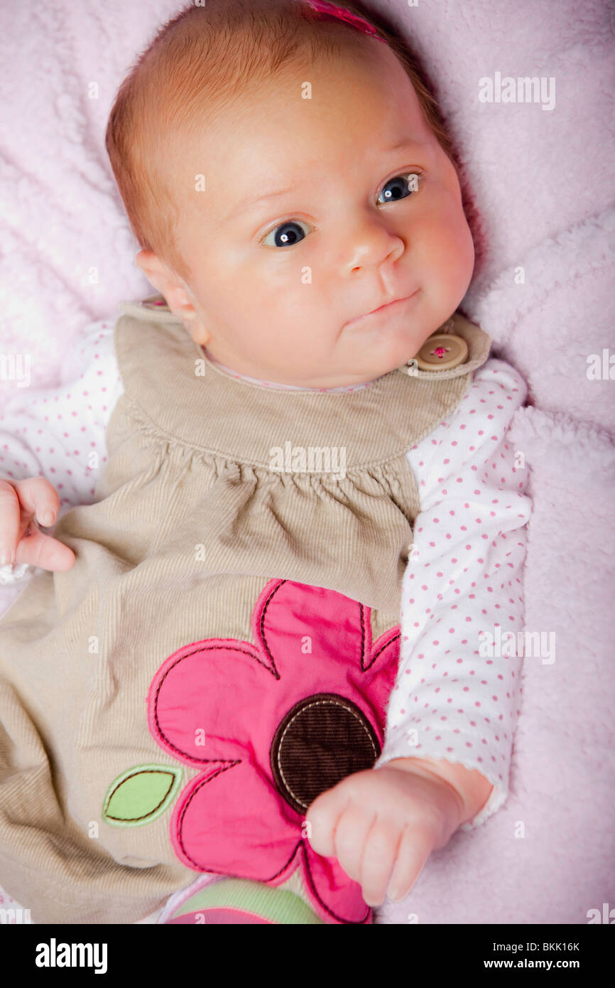An Infant Girl Stock Photo - Alamy