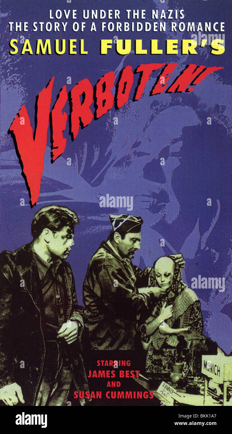 VERBOTEN -1959 POSTER Stock Photo - Alamy