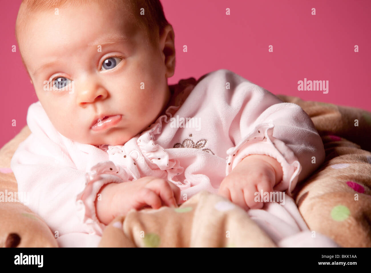 An Infant Girl Stock Photo - Alamy