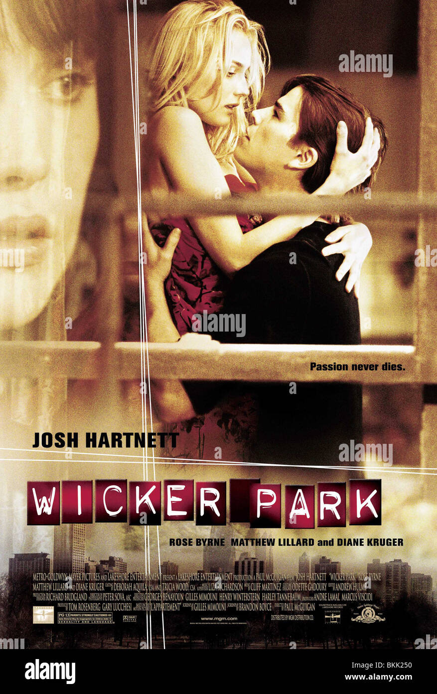 WICKER PARK -2004 POSTER WICK Stock Photo - Alamy