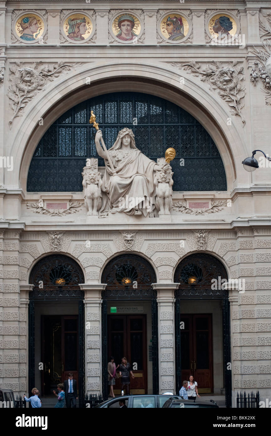 Paris, France, "BNP Paribas" Bank Office Building, Outside, Front ...