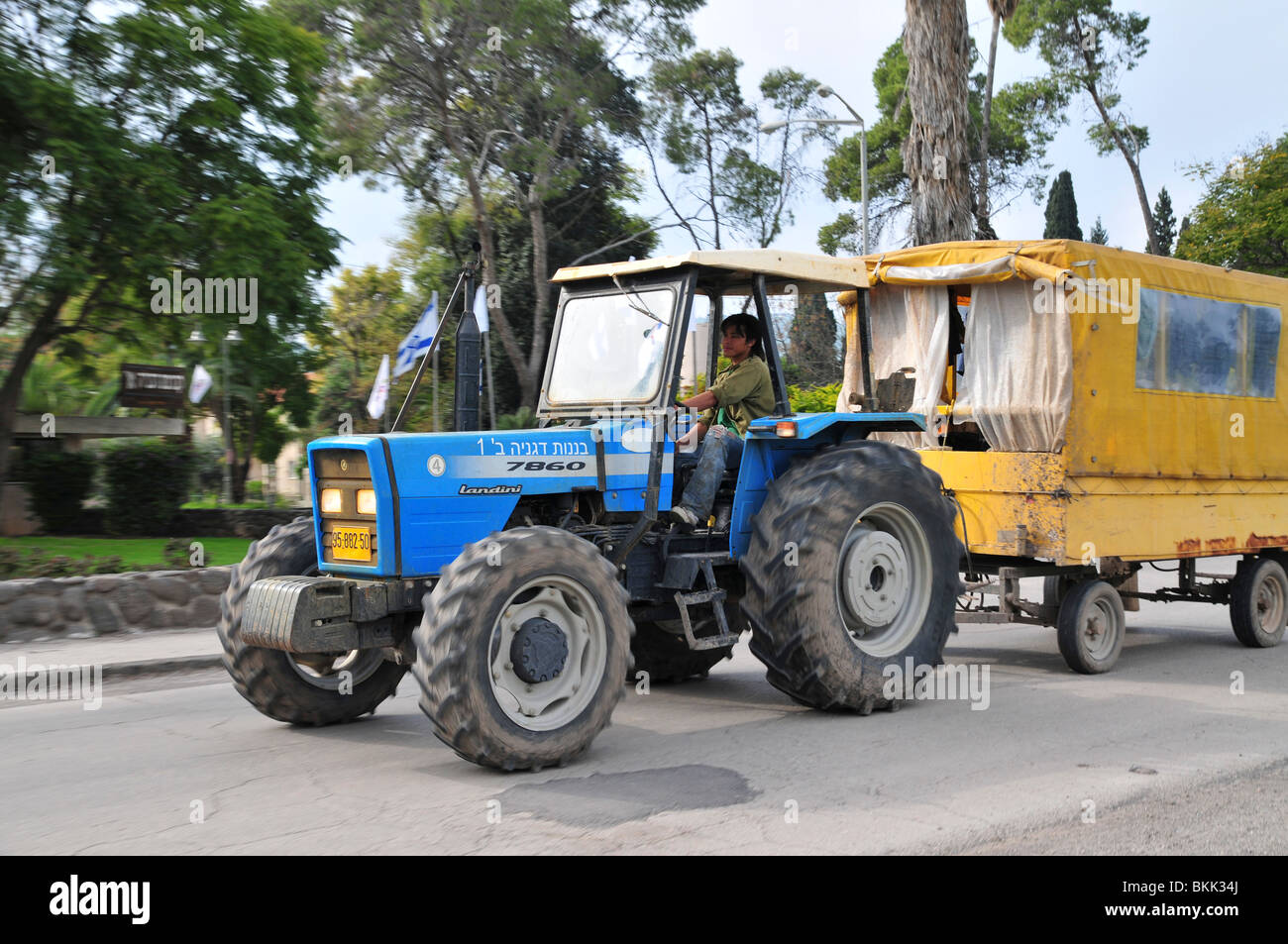 Israel, Jordan Valley, Kibbutz Degania Alef the first kibbutz ...