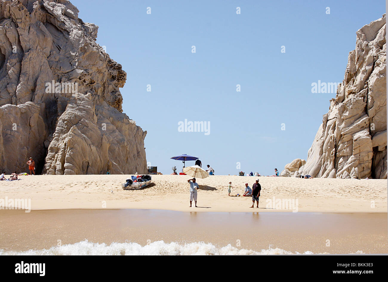 Beautiful beaches and rock formations at Cabo St Lucas,Mexico Stock ...