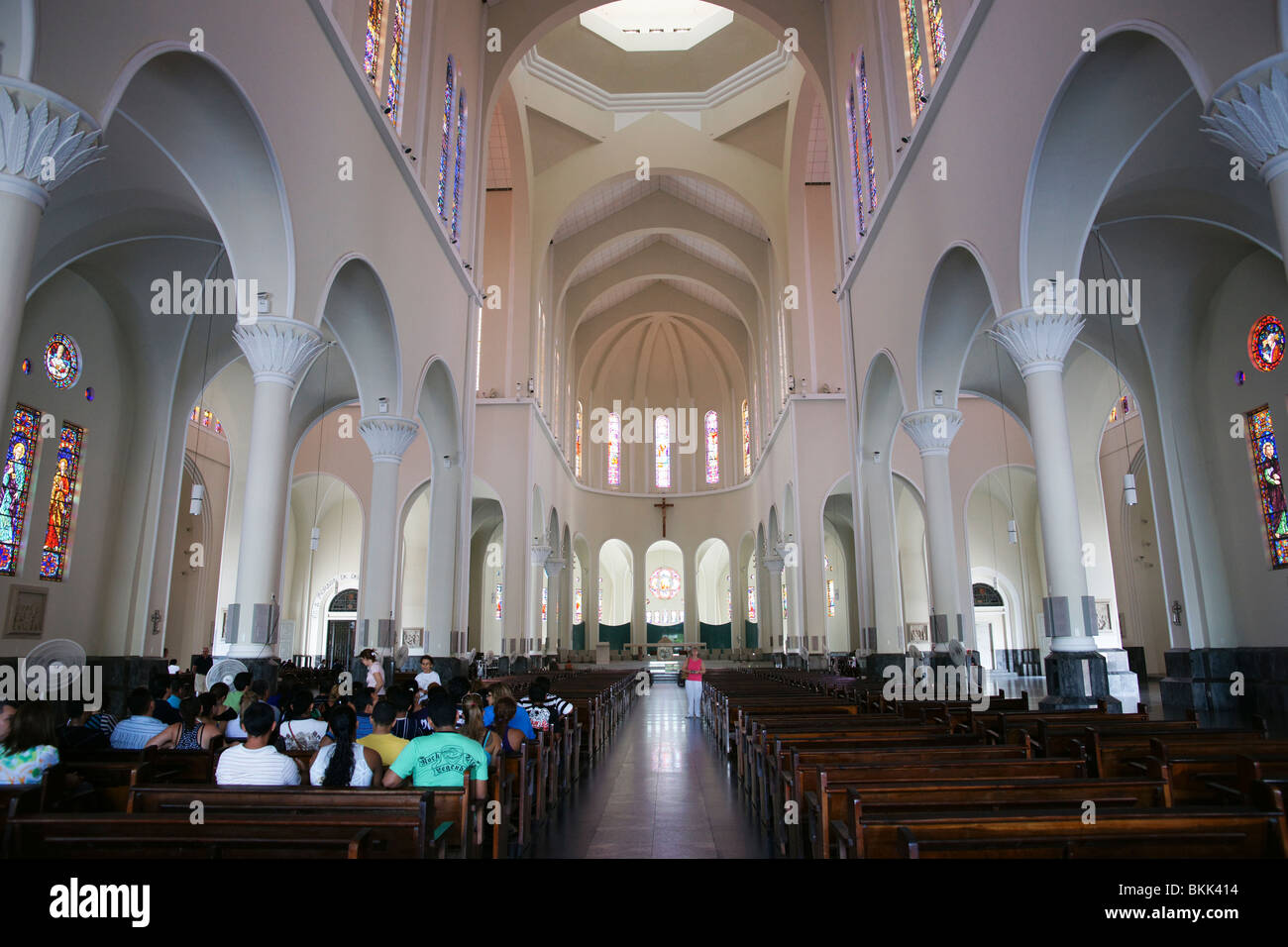Fortaleza, Brazil; cathedral interior Stock Photo - Alamy