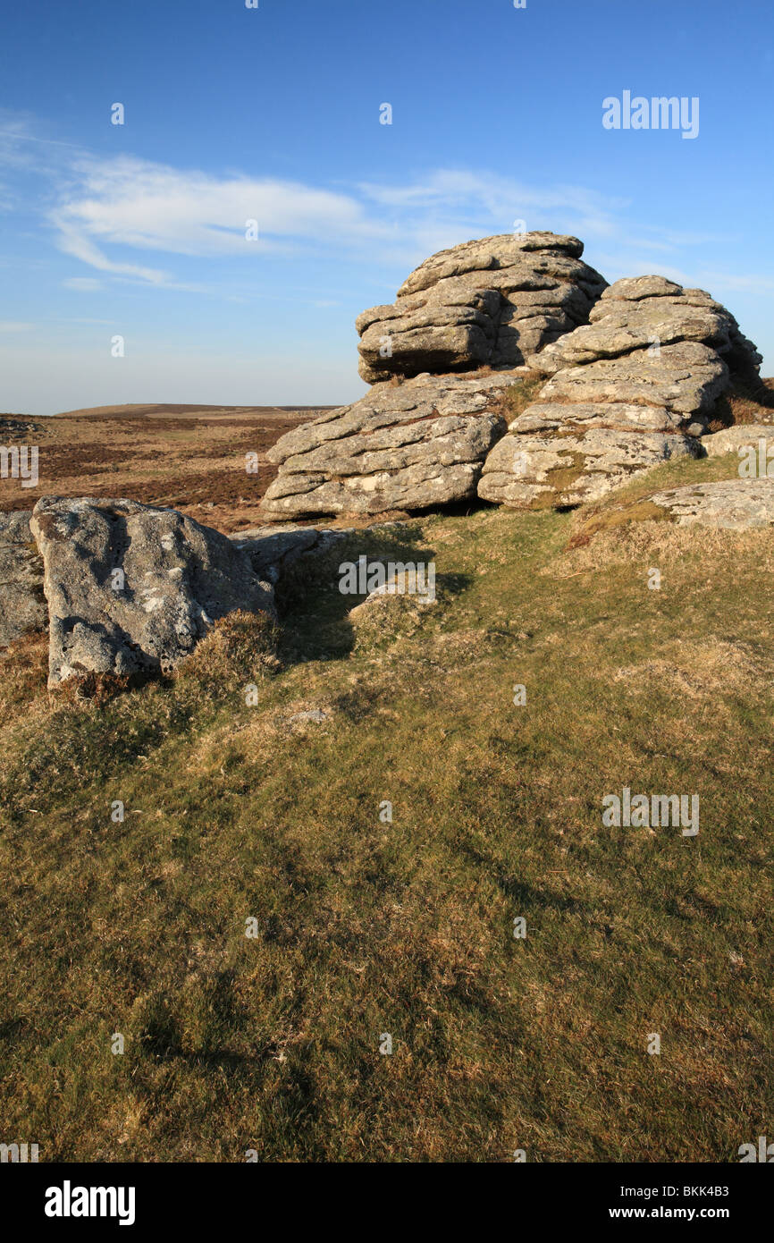 Dartmoor moorland devon landscape hi-res stock photography and images ...