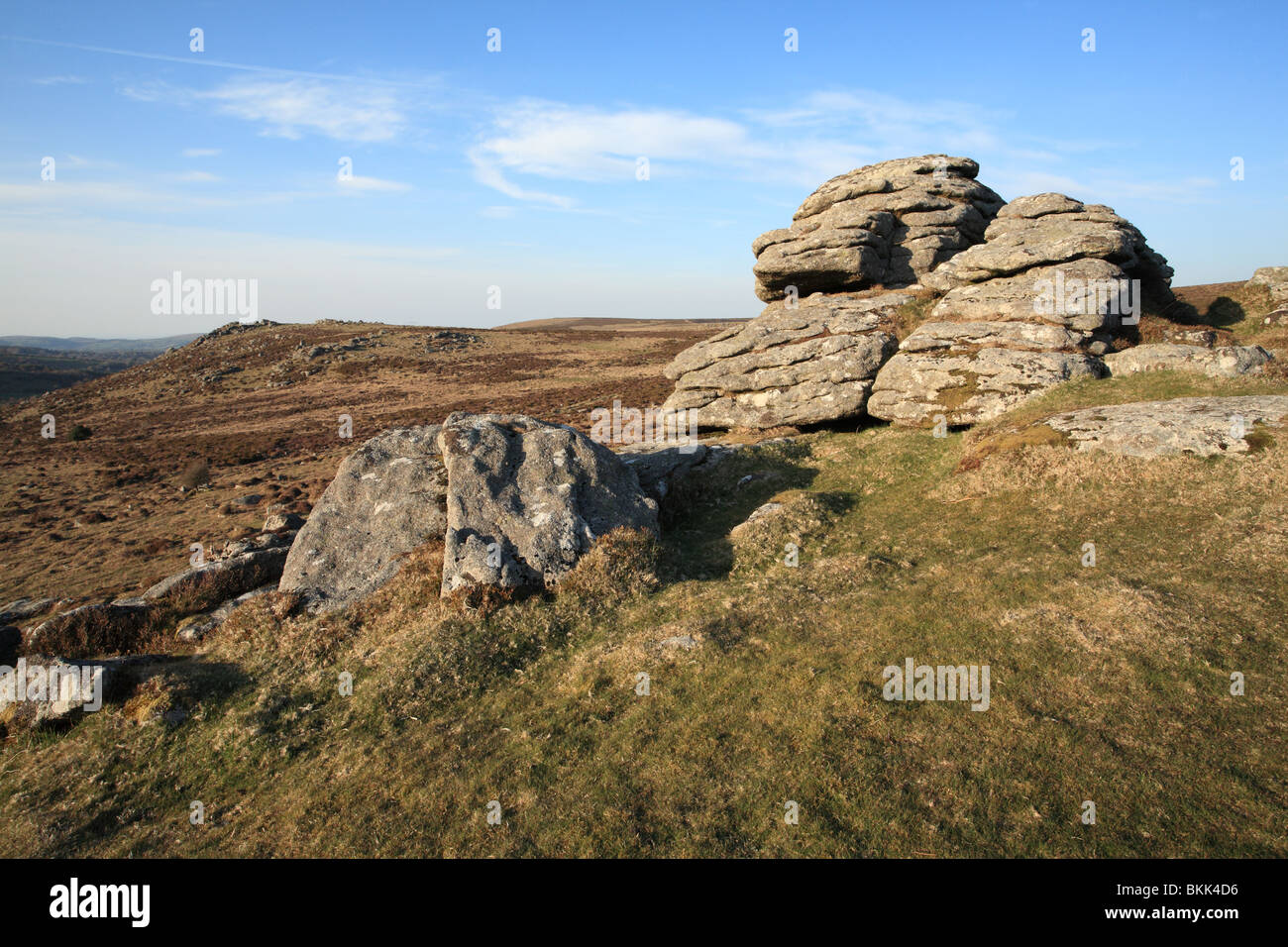 Dartmoor moorland devon landscape hi-res stock photography and images ...