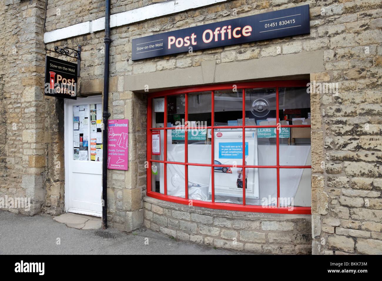 facade of the post office sheep street stow on the wold gloucestershire ...
