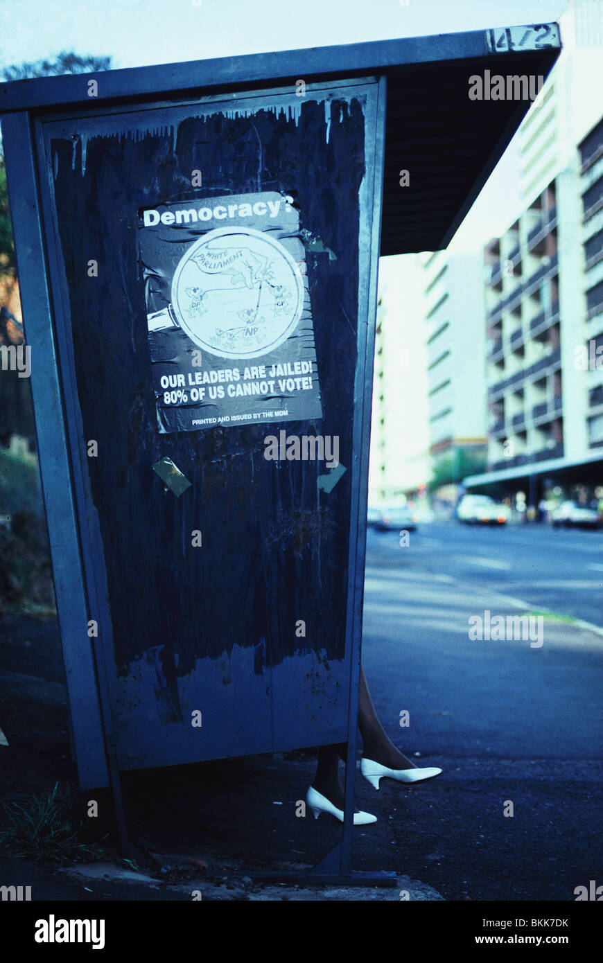 Bus Stop. Johannesburg, South Africa Stock Photo - Alamy