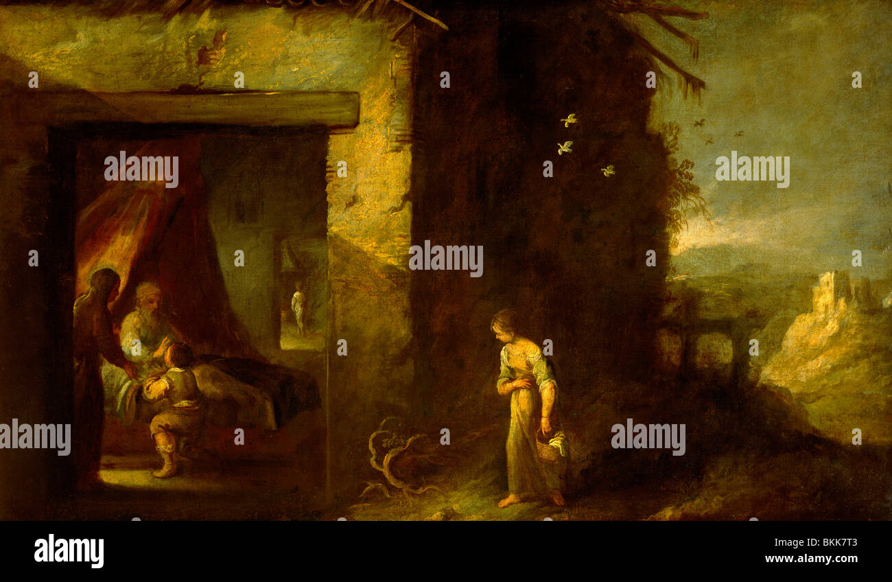 Isaac blessing jacob hi-res stock photography and images - Alamy