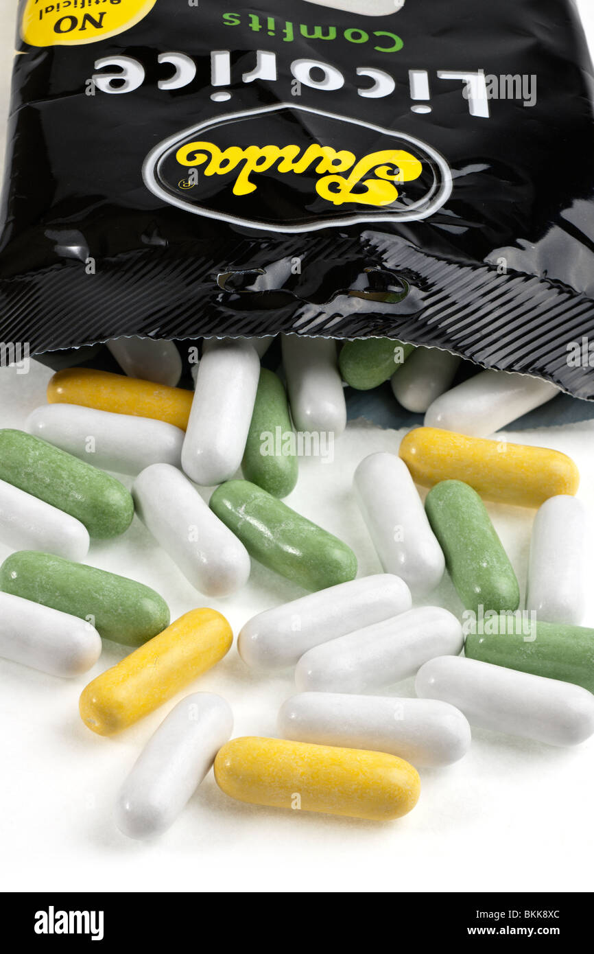 Bag of Panda Licorice Comfits Stock Photo - Alamy
