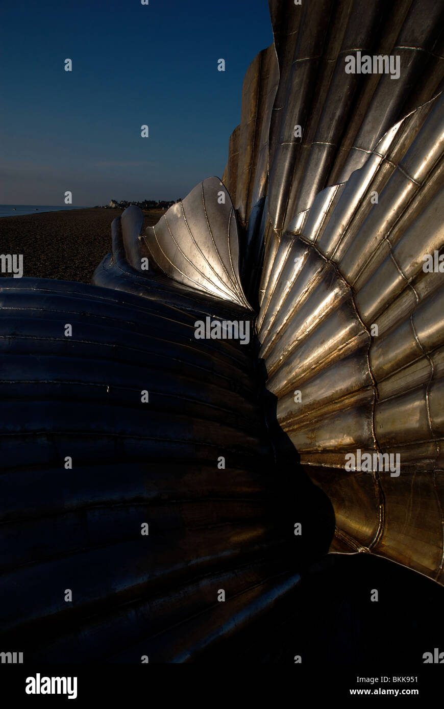 Maggie Hamblin Shell Sculpture Aldeburgh Suffolk UK Beach Sea Front ...