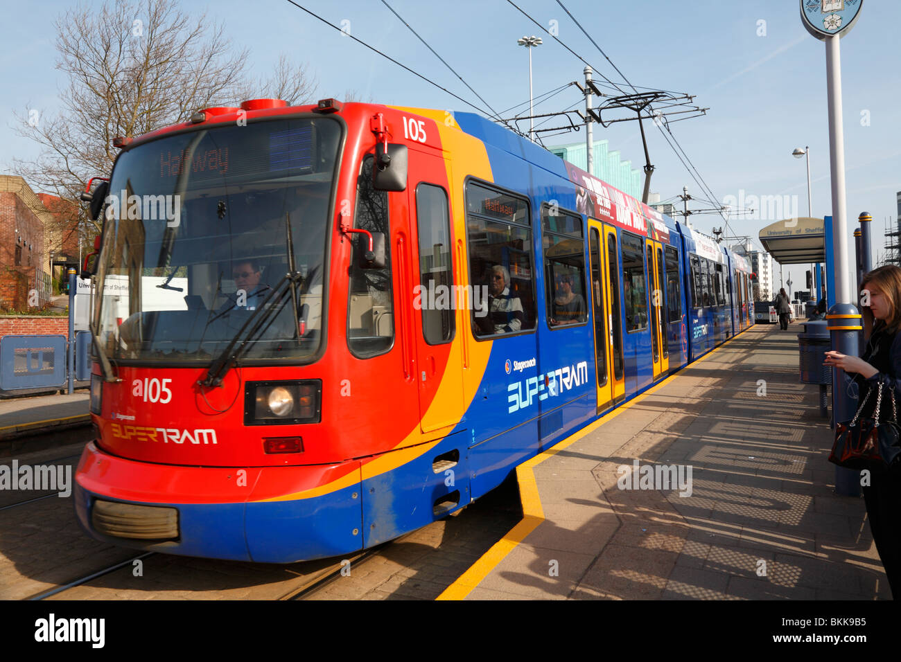 Sheffield supertram hi-res stock photography and images - Alamy