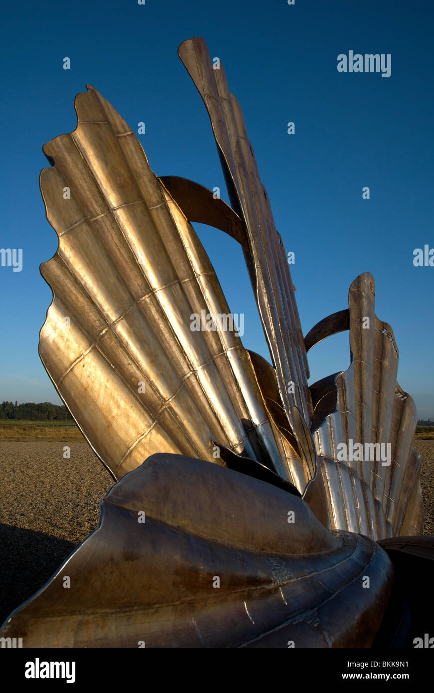 Maggie Hamblin Shell Sculpture Aldeburgh Suffolk UK Beach Sea Front ...
