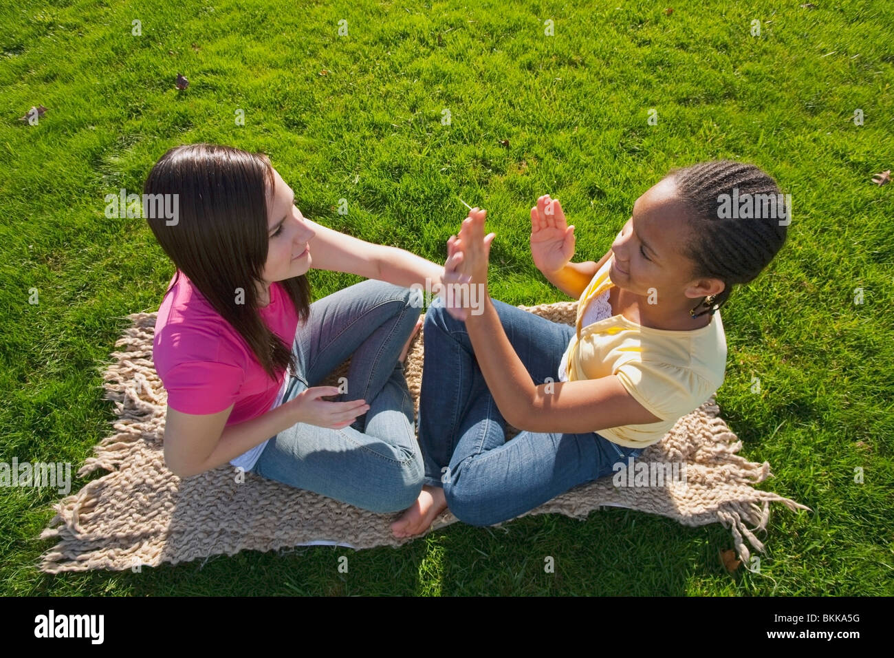 Girl clap hands High Resolution Stock Photography and Images - Alamy